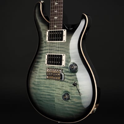 PRS Custom 24 in Custom Colour Green Smoked Burst, Pattern | Reverb
