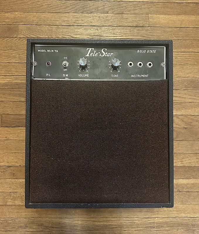 Vintage 1960s Teisco Tele-Star Model No. M 7A Solid State Amp | Reverb