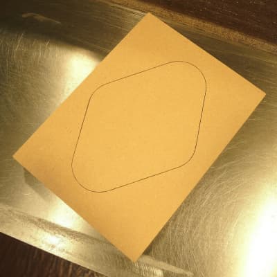 Guitar Control Cavity Template Set. Made & shipped from Maine | Reverb