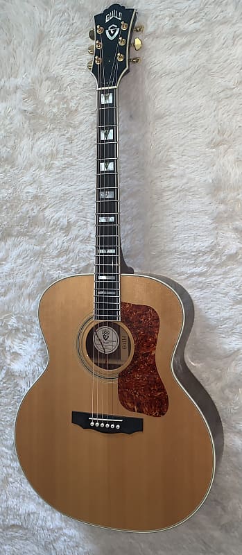 Guild f50r jumbo body acoustic guitar made in the USA | Reverb