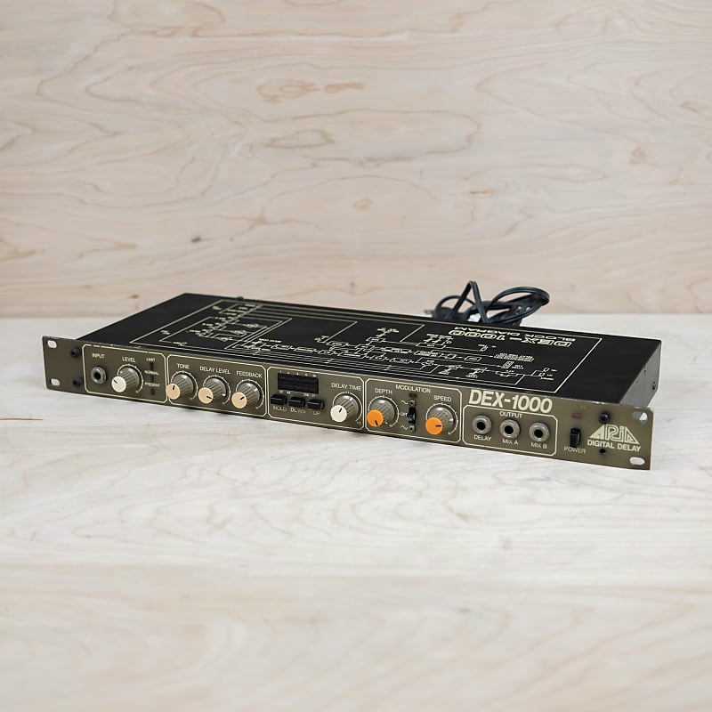 Aria DEX-1000 Digital Delay Rackmounted Modulation 100V Made | Reverb