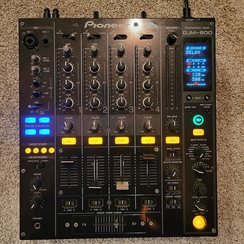 Pioneer Djm-800 2000s - Black | Reverb