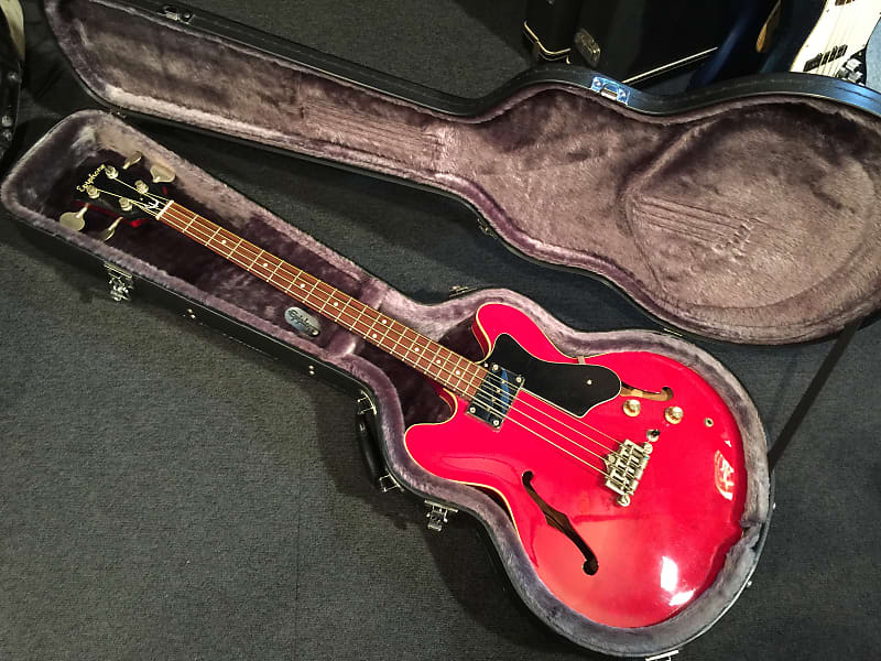 No.031422 RARE Epiphone JAPAN EB-Ⅱ RED EX+ | Reverb