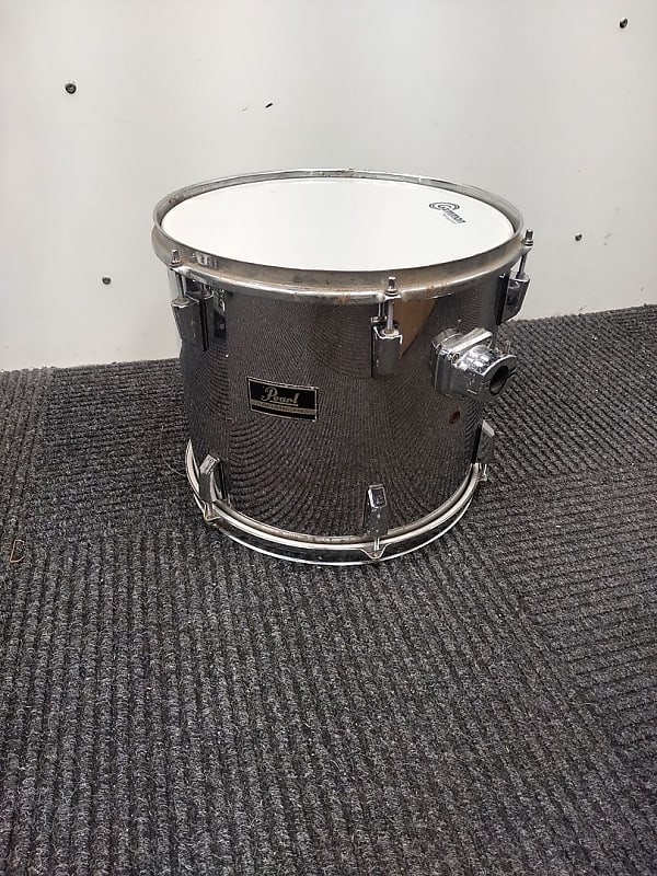 Pearl 14" Export Rack Tom in Mirror Chrome Tom Drums (Cherry | Reverb