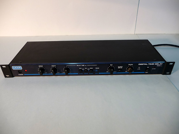 MXR Digital Time Delay 1000ms Model 186 Rack Mount Nice | Reverb
