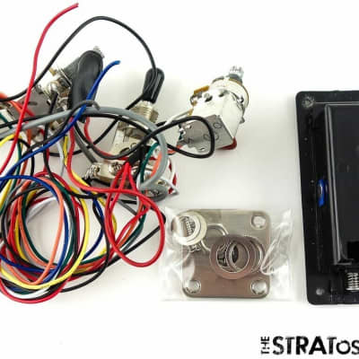 Epiphone Flying V Prophecy Pots 3 Way Jack Battery Pack | Reverb