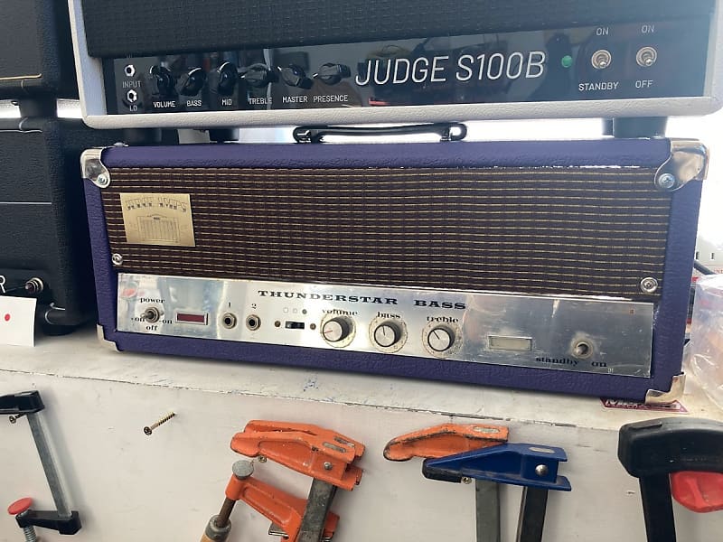 Guild Thunderstar Bass amp head 1960's - restored with new | Reverb