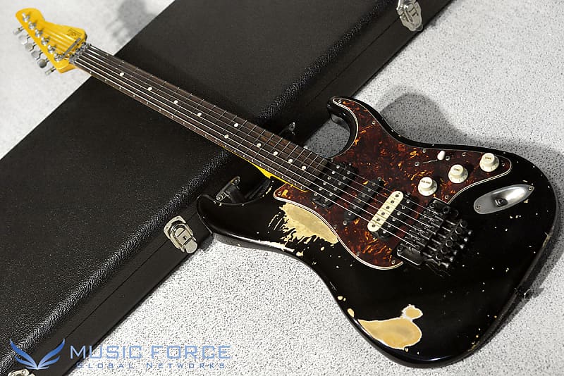 LsL Saticoy HSH-Black(Extreme Heavy Aged) w/Tortoise PG, | Reverb