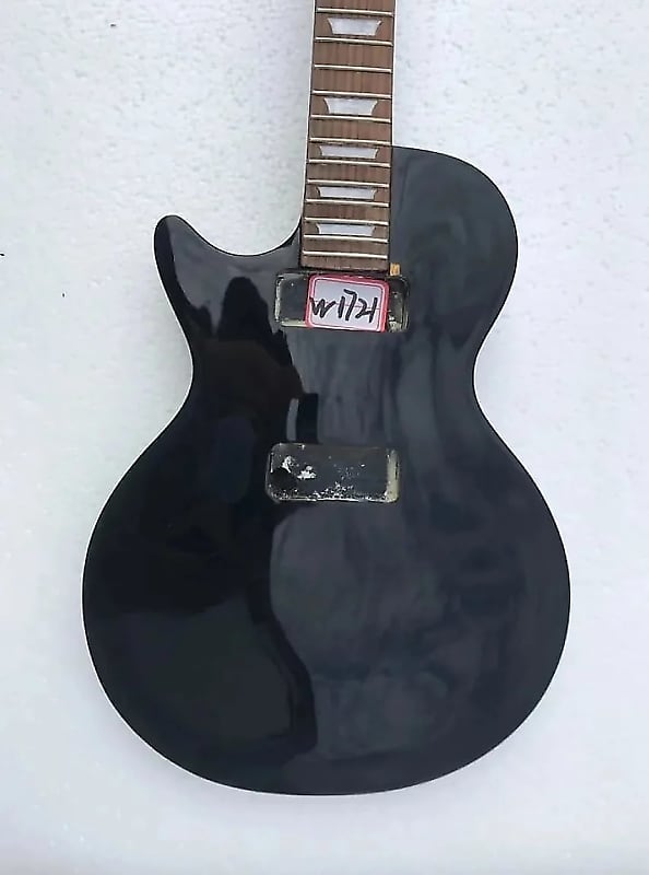Left Hand Les Paul LP Style Guitar Body with Maple Neck, | Reverb