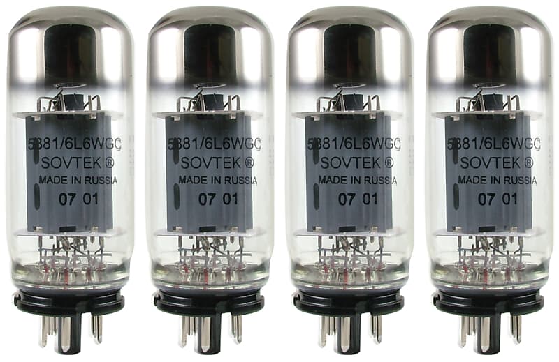 Sovtek Power Vacuum Tube, 5881/6L6WGC, Matched Quad | Reverb