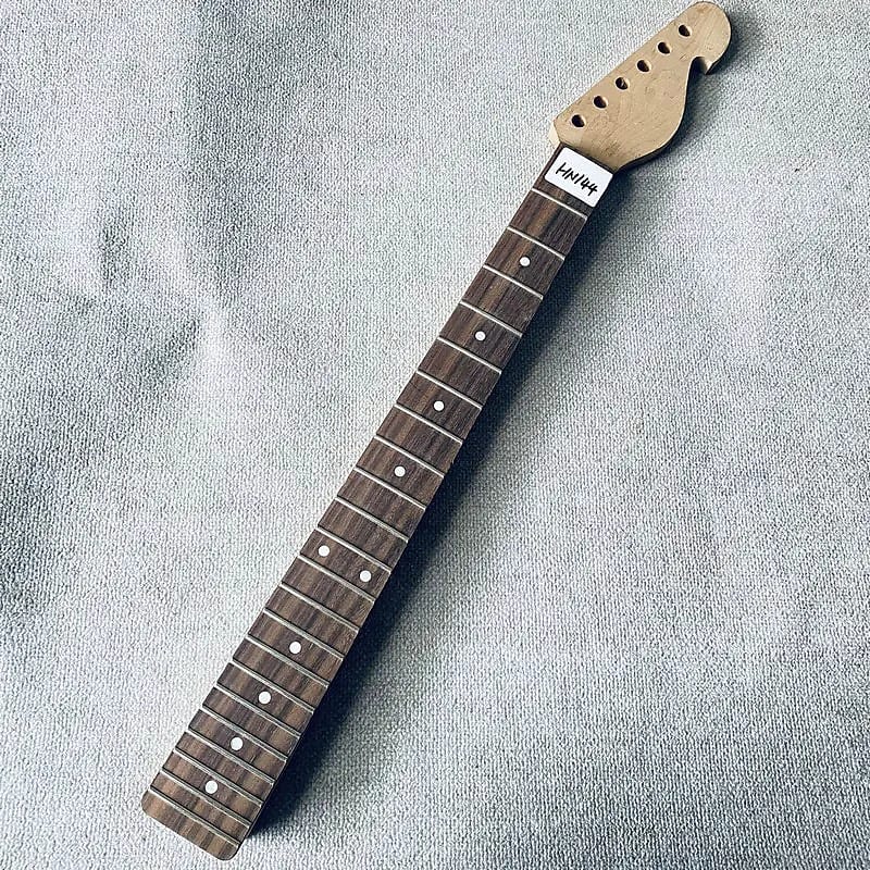 Maple Wood Guitar Neck and Rosewood 22 Fretboard Fingerboard | Reverb