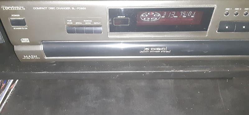 Technics SL-PD665 5 disk changer | Reverb