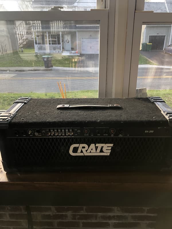 Crate Bx-200 Black Solid State with effects loop | Reverb