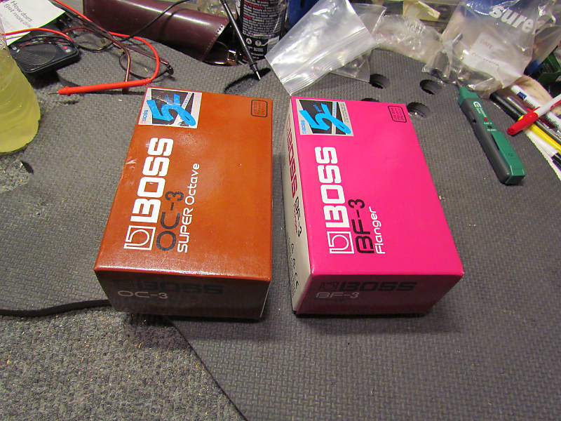 Boss Boxes For OC-3 & BF-3 W/Manuals | Reverb