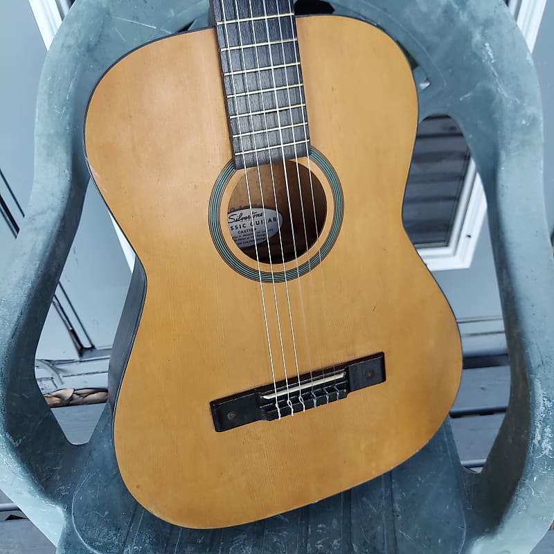 Silvertone Classic 1960s Nylon String Classical Guitar | Reverb
