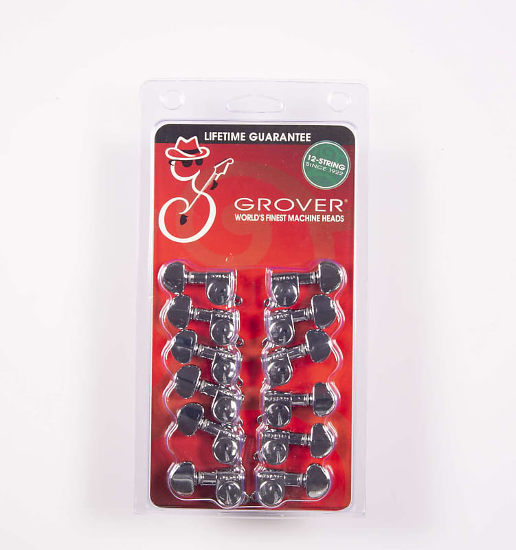 Genuine Grover Mini Rotomatic Chrome 12 String set | Reverb