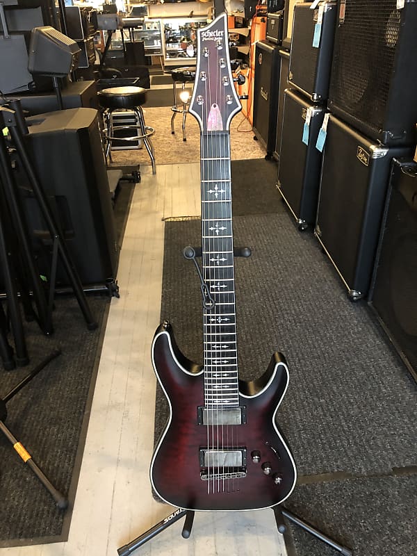 Schecter Hellraiser Extreme C-7 Electric Guitar 2014 Satin | Reverb