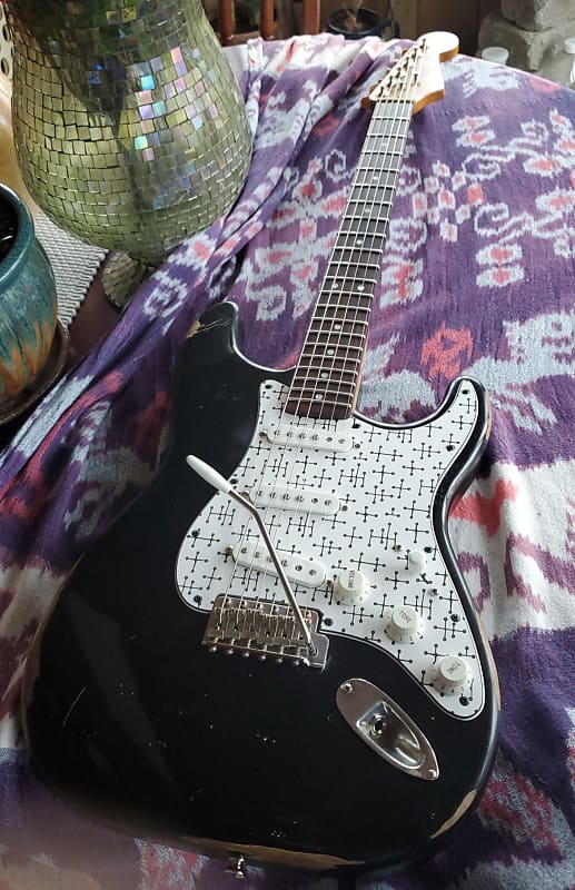 partsocaster stratocaster 90's - nitro USACG /Gleason neck | Reverb