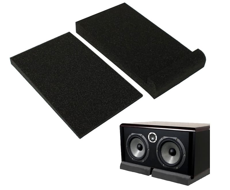 2 Pcs Studio Monitor Acoustic Isolation Foam Pads (30 x 20 cm | Reverb