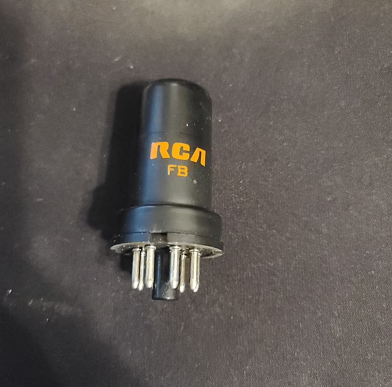 RCA 6SJ7 Tube - Black Metal | Reverb