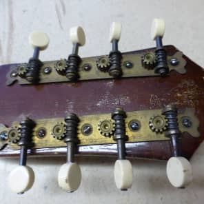 Vintage 8 string Bowl Back Mandolin butterfly inlay | Reverb