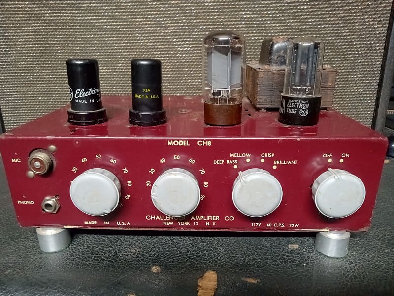 Bogen Challenger CH8 Guitar Amplifier Conversion 6L6GB | Reverb