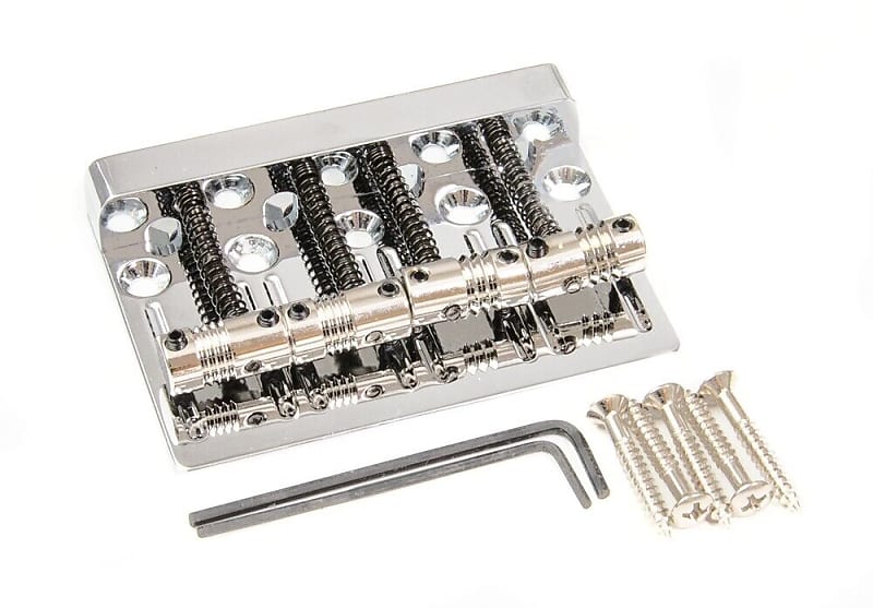 Precision-Machined Brass High Mass Bass Bridge for Fender | Reverb