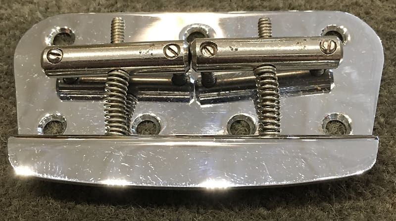 Fender Musicmaster bass bridge 70’s Chrome | Reverb