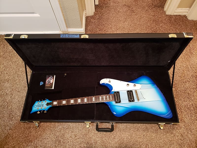 DBZ Diamond Hailfire 2015 Blue Burst with Original Hard Case, | Reverb