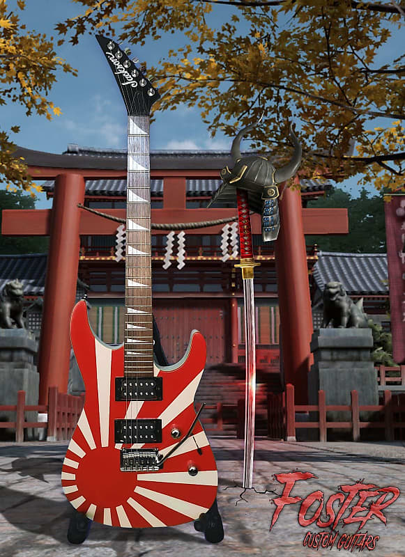 'Rising Sun' 2010 Jackson JS1R Dinky | Reverb