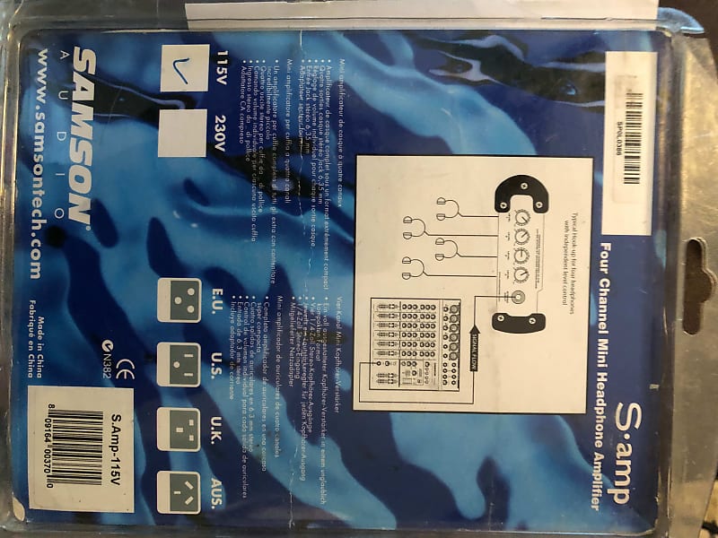 Samson Audio S Amp 4 Channel mini headphone amplifier | Reverb