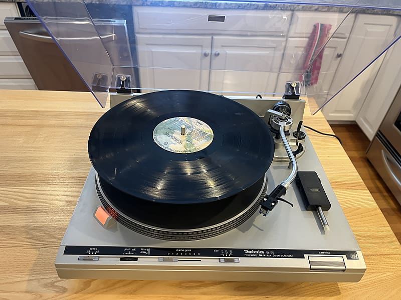Technics SL-B5 “Stacker” 1980s - Silver w 33 and 45 spindles! | Reverb