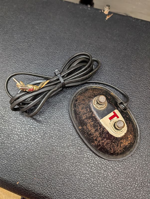 Fender Vintage 2 Button Blackface Footswitch 1960s Reverb | Reverb