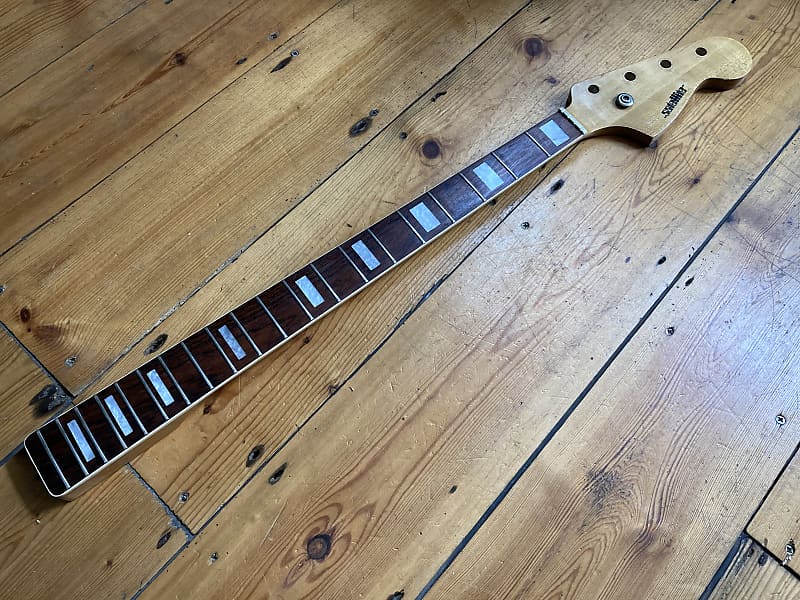 1970s Vintage Satellite Jazz Bass Guitar Neck Block Inlays | Reverb