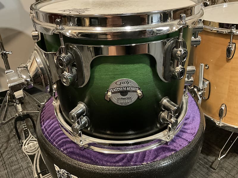 PDP Platinum Series - Green Burst 10” Tom | Reverb