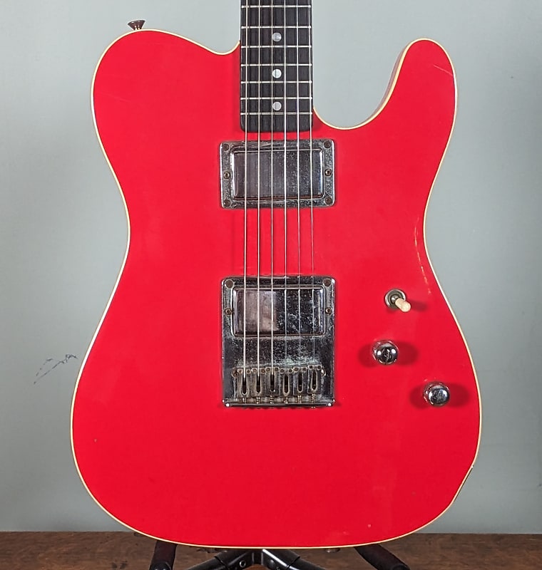 1980s Schecter PT Tele, Red w/ HSC, Used...paid | Reverb
