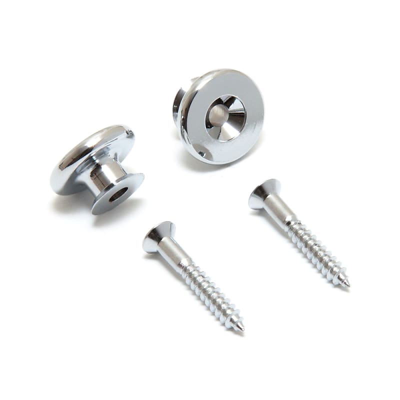 Gotoh EP-B3 Large / Oversized Strap Buttons Set of 2 (Chrome) | Reverb