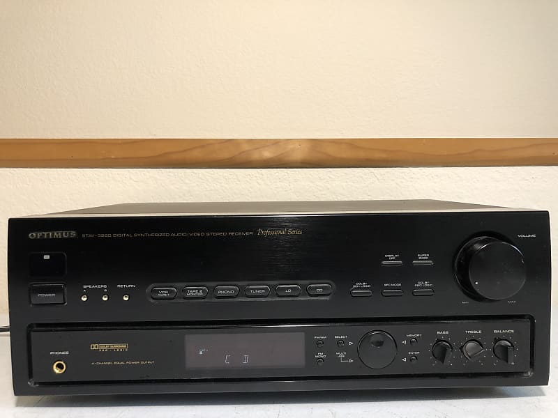 Optimus STAV-3580 Receiver HiFi Stereo Pro Series Audiophile | Reverb