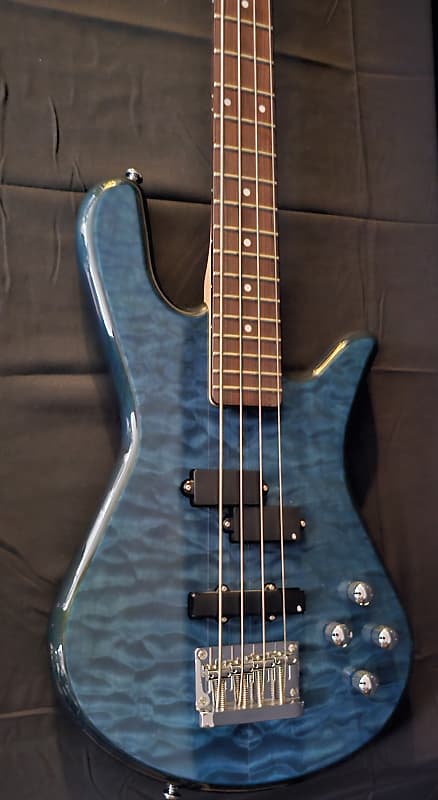Spector Legend 4 Bass - Trans Blue Gloss MIK | Reverb