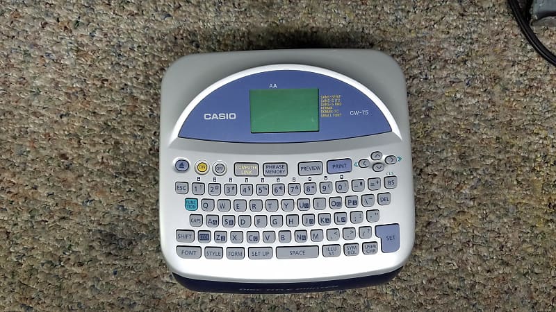 Casio CW 75 CD/DVD Printer | Reverb