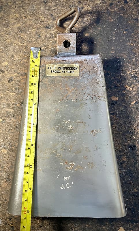 JCR Percussion Cowbell Late '90's - Steel | Reverb