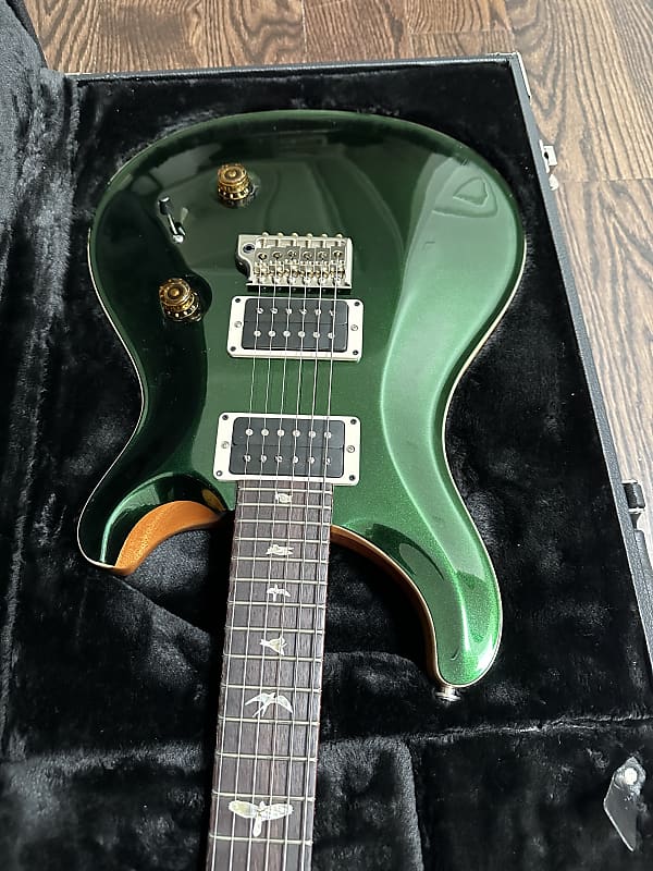 PRS Custom 24 Custom Color - Green Sparkle Metallic | Reverb