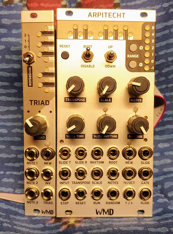 WMD Arpitecht w/ Triad - Quantizer and rhythmic arpeggio & | Reverb