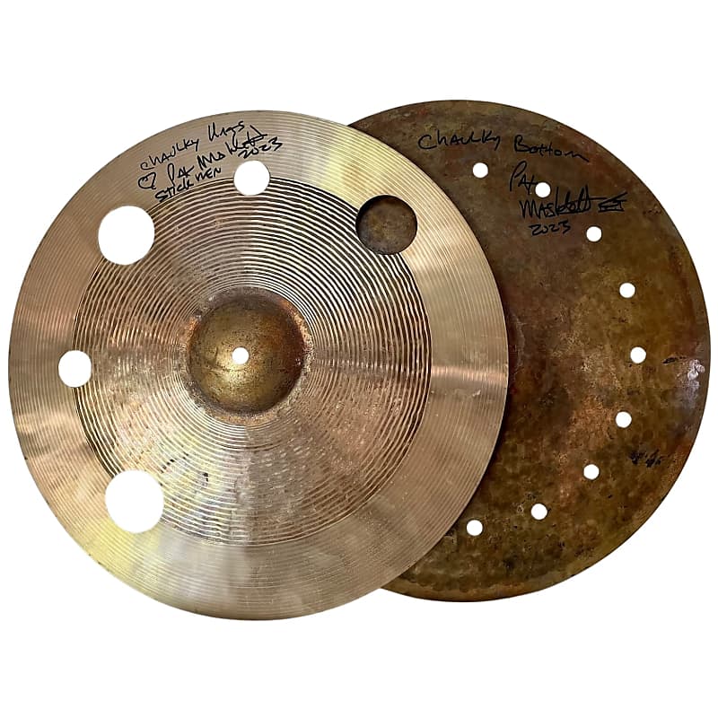 16.5" GM Designs Clap Hats Cymbal Pair - Blurs the lines of | Reverb