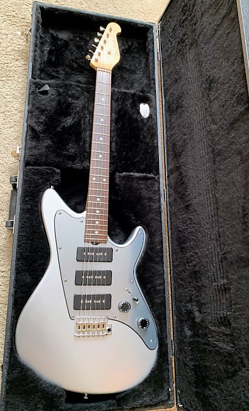 Grosh Electrajet Standard - 3 P-90 - Inca Silver | Reverb