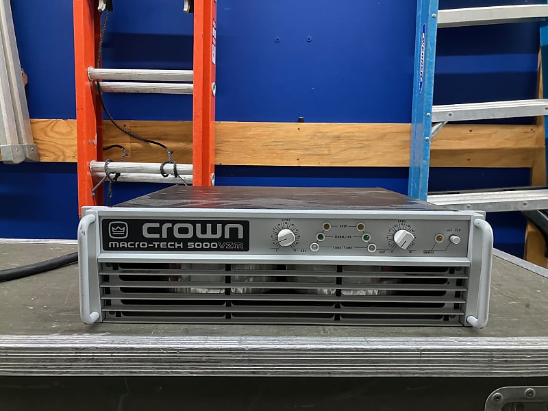Crown Macro-Tech 5000 VZM 1990's - Grey/Black | Reverb