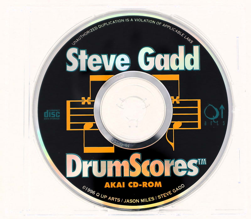 Q Up Arts Steve Gadd DrumScores Akai Format Sample | Reverb Canada
