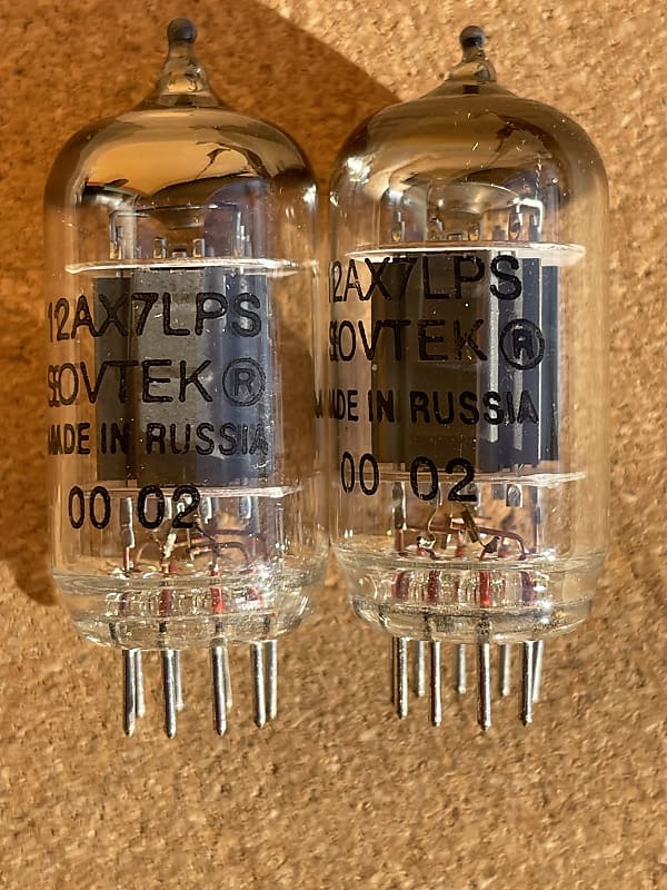 Vintage Sovtek 12AX7LPS 00 02 Tubes | Reverb