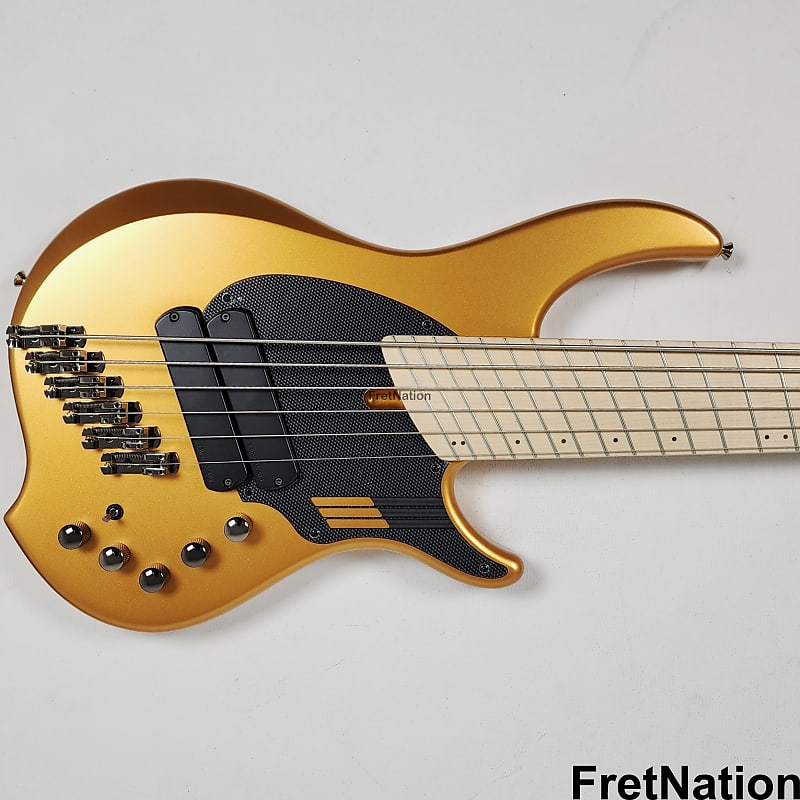 Dingwall NG2 6-String Matte Gold Metallic Electric Bass | Reverb
