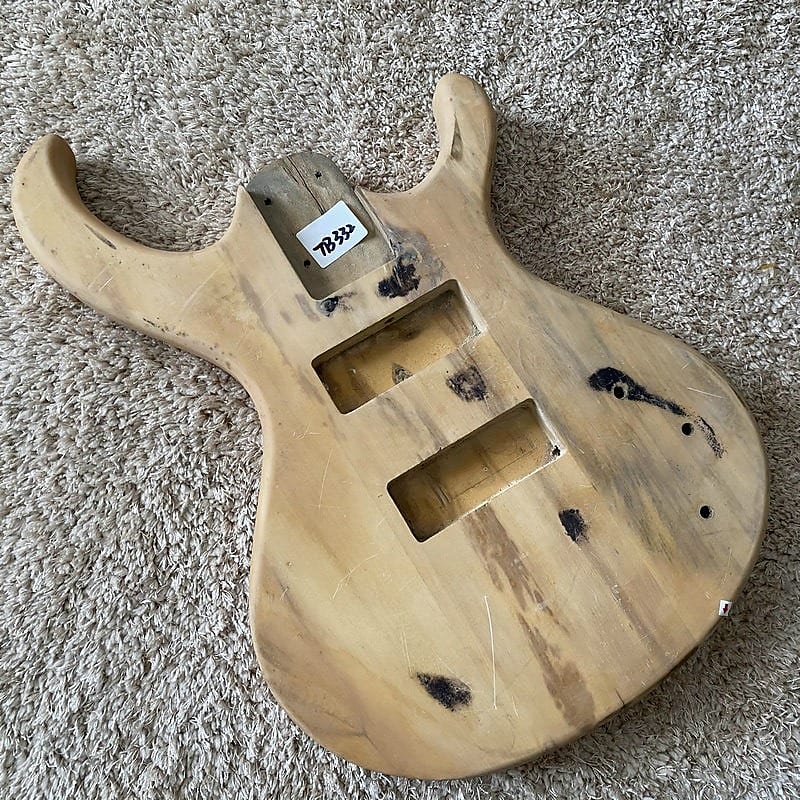 Unfinished 4 String Bass Guitar Solid Body | Reverb